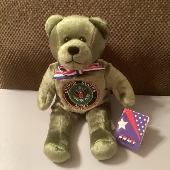 Beary Thoughtful | Toys | Vintage Us Army Bear Plush | Poshmark